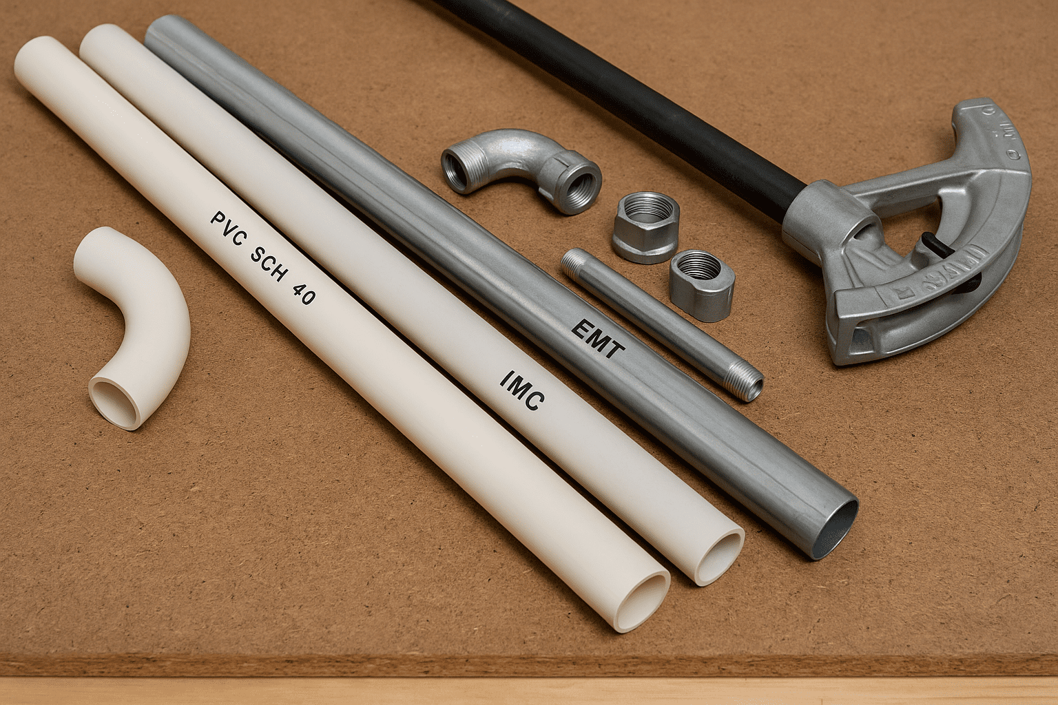 Conduit PVC vs metálico EMT/IMC: diferencias y usos en el hogar ...