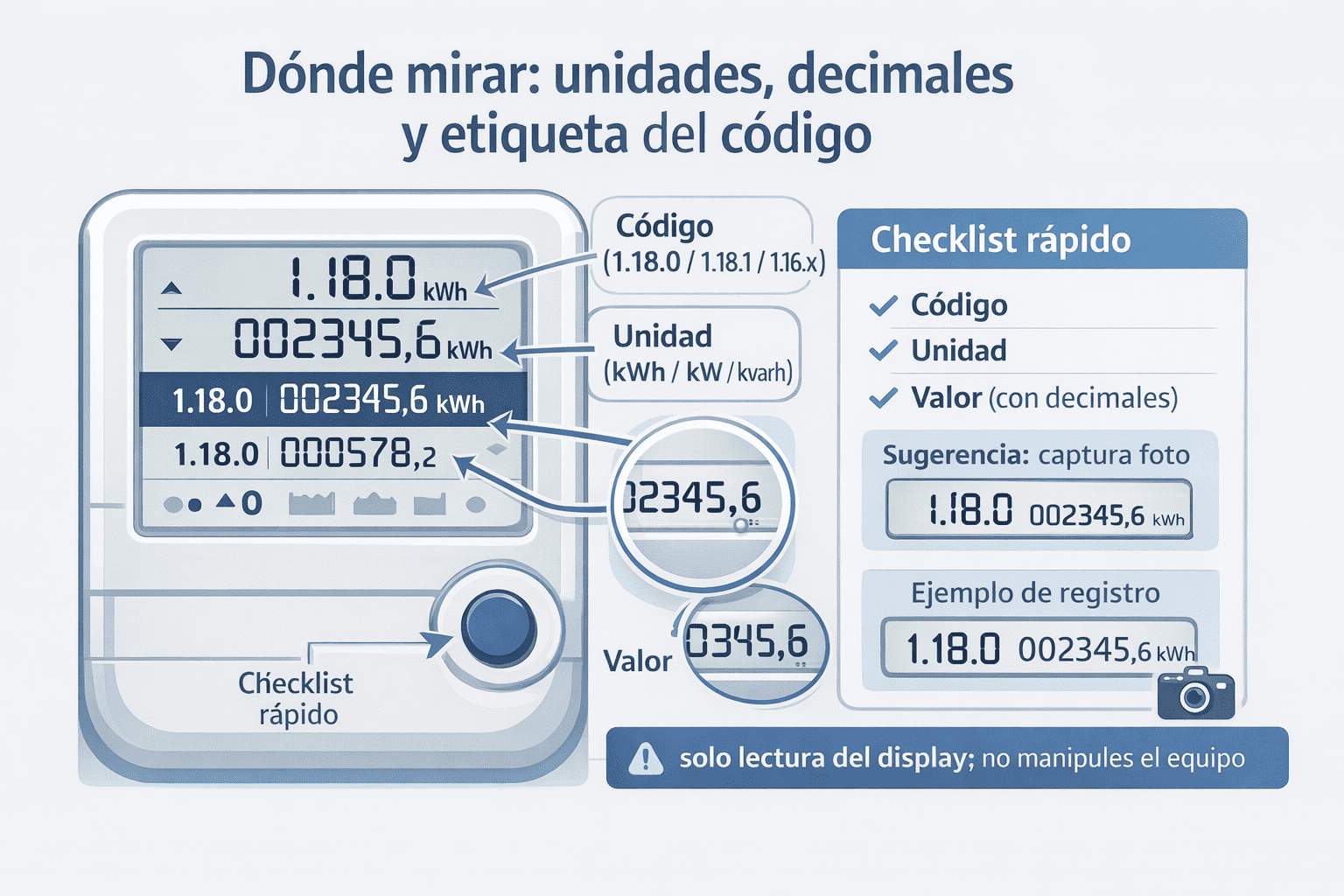 How to read your digital meter: codes and kWh ⭐⭐⭐⭐⭐ - Domestic Life